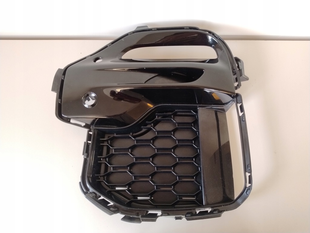 BMW X5 G05 M PAKIET LEWA KRATKA ATRAPA ZDERZAKA PRZÓD ŁADNA ORYGINAŁ ...