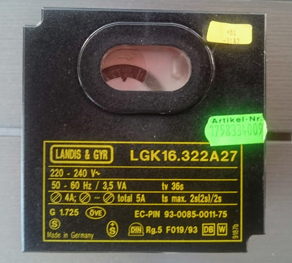 Sterownik automat Landys & Gyr LGK 16.322A27 - 7352978084 - oficjalne ...