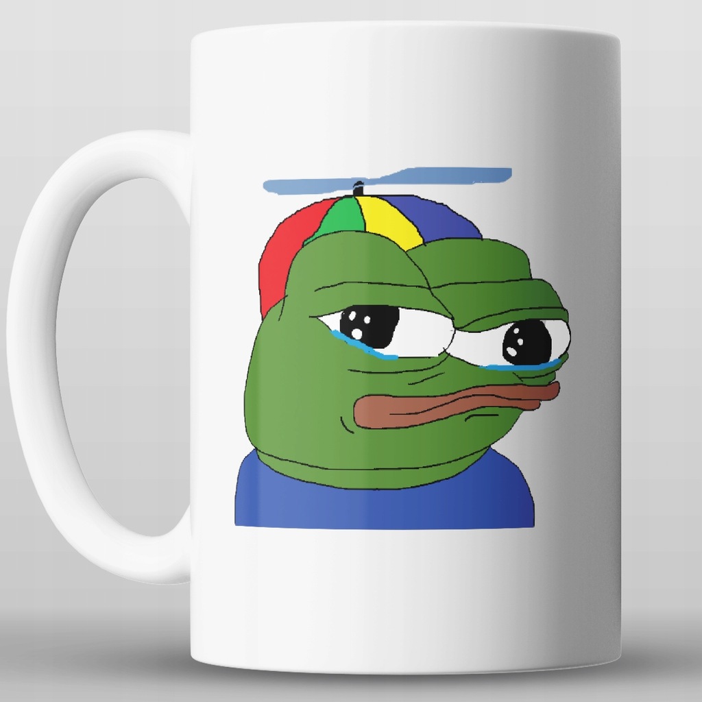 Kubek DUŻY XXL Śmieszny Mem Memy Memiarz Pepe Frog - 11636010943 ...