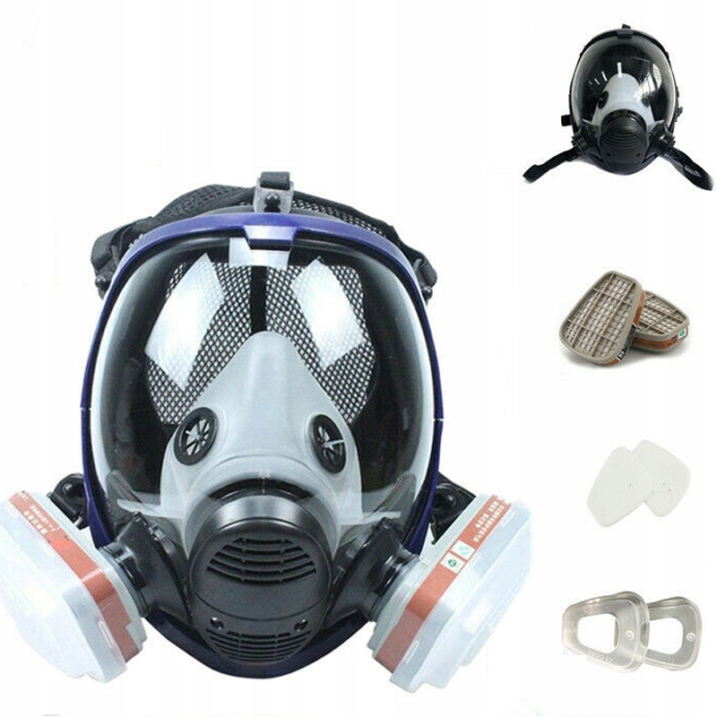 MASKA PEŁNOTWARZOWA Gazowa do Oprysków Pestycydy - 11872954586 ...