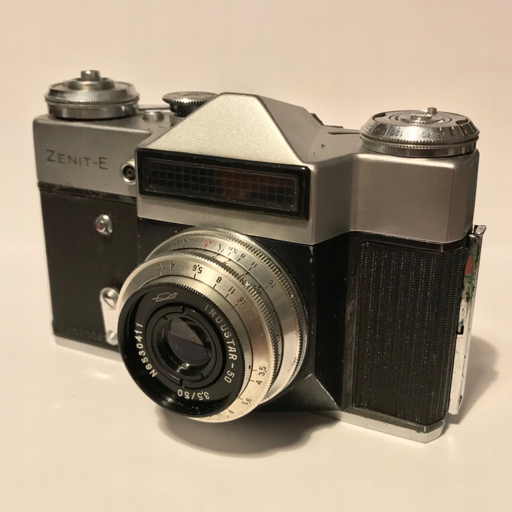 ZENIT E Aparat Lustrzanka INDUSTAR 50 obiektyw FUT - 7793417950 ...