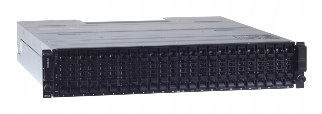 Dell PowerVault MD3820i 2x iSCSI 10Gbit 10G-iSCSI-2 24x SSD 1,92TB ...