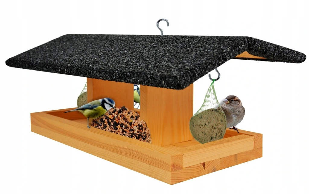 KARMNIK KARMIK DOMEK BUDKA DLA PTAKÓW KARMA ZIARNO - 8902975245 ...