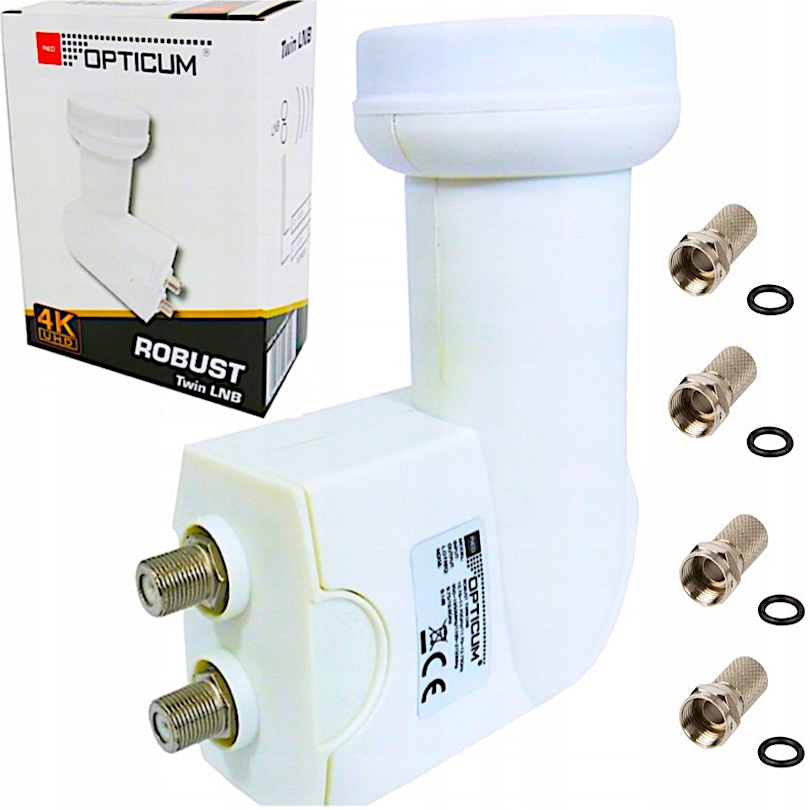 KONWERTER SATELITARNY Twin POLSAT Astra HotBird 4K - 10963641231 - oficjalne archiwum Allegro