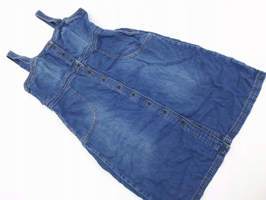 BLUE 73 jeansowa SUKIENKA szmizjerka RETRO _ 44 - 13856690029 ...