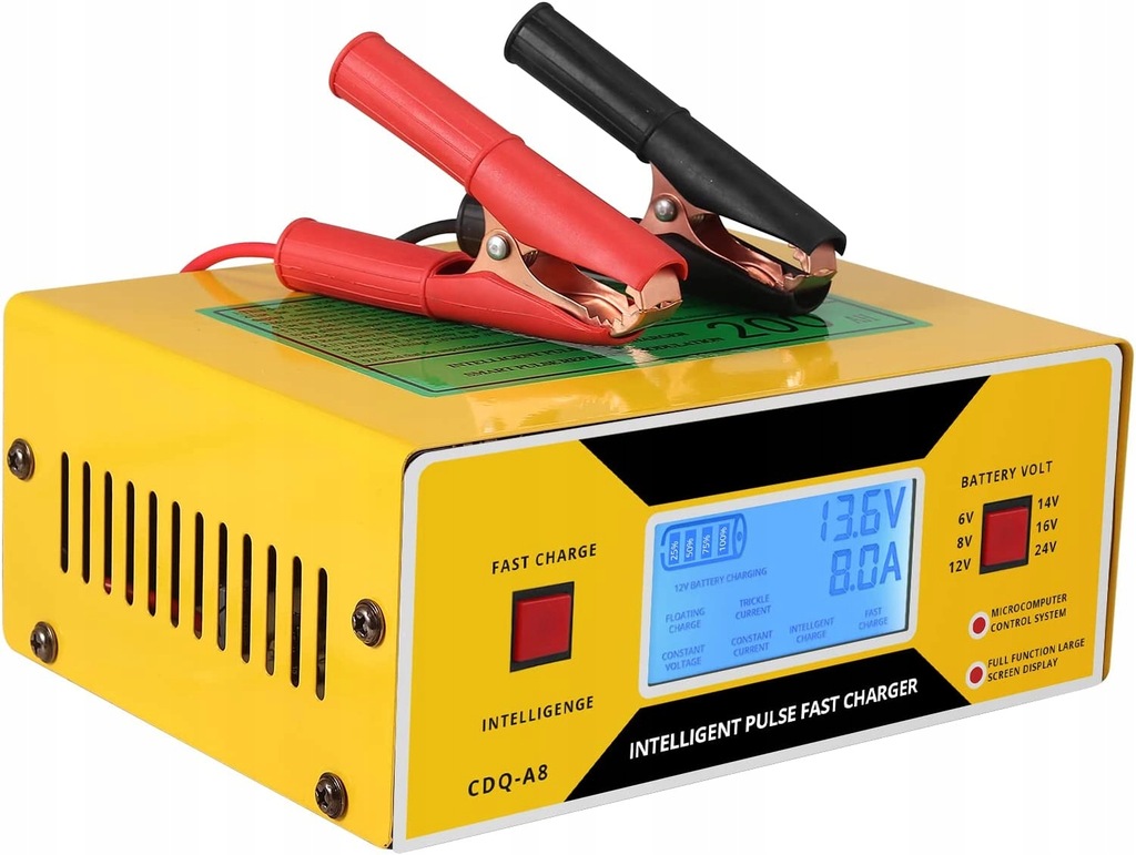 Prostownik MIKROPROCESOROWY Akumulatorowy 6V-24V - 12559624040 ...