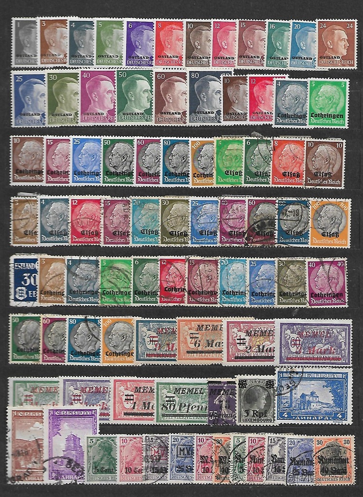 ZESTAW ZNACZKÓW NIEMCY I Z NIEMCAMI ZWIĄZANE MIESZANY NR 1 ...