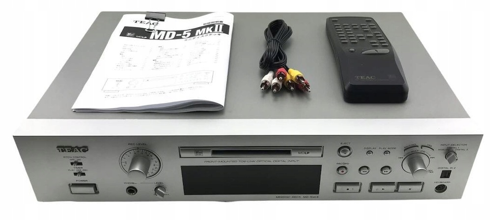 TEAC MD-5MKII SILVER minidisc japan - 12566875760 - oficjalne archiwum Allegro