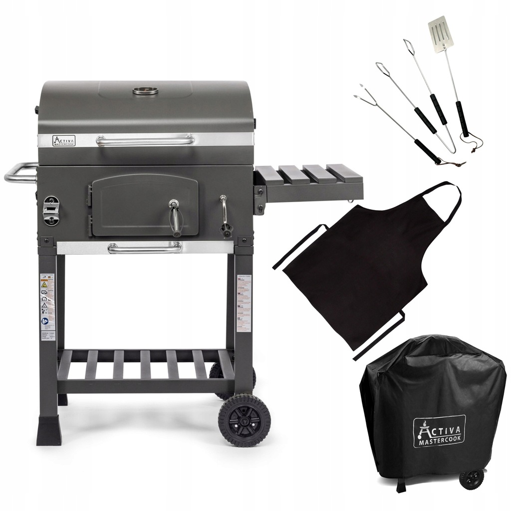 Grill Węglowy Activa Angular ruszt żeliwny Gratisy - 12324350251 ...