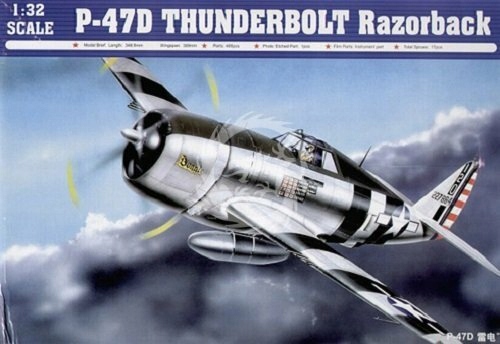 P-47D Thunderbolt Razorback Trumpeter 02262 1/32 - 13129969485 ...