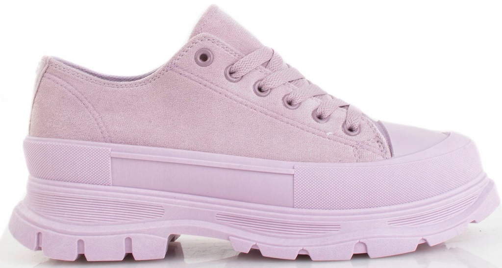 6444 FIOLETOWE ZAMSZOWE TRAMPKI PLATFORMA 37 - 13508562558 - oficjalne ...