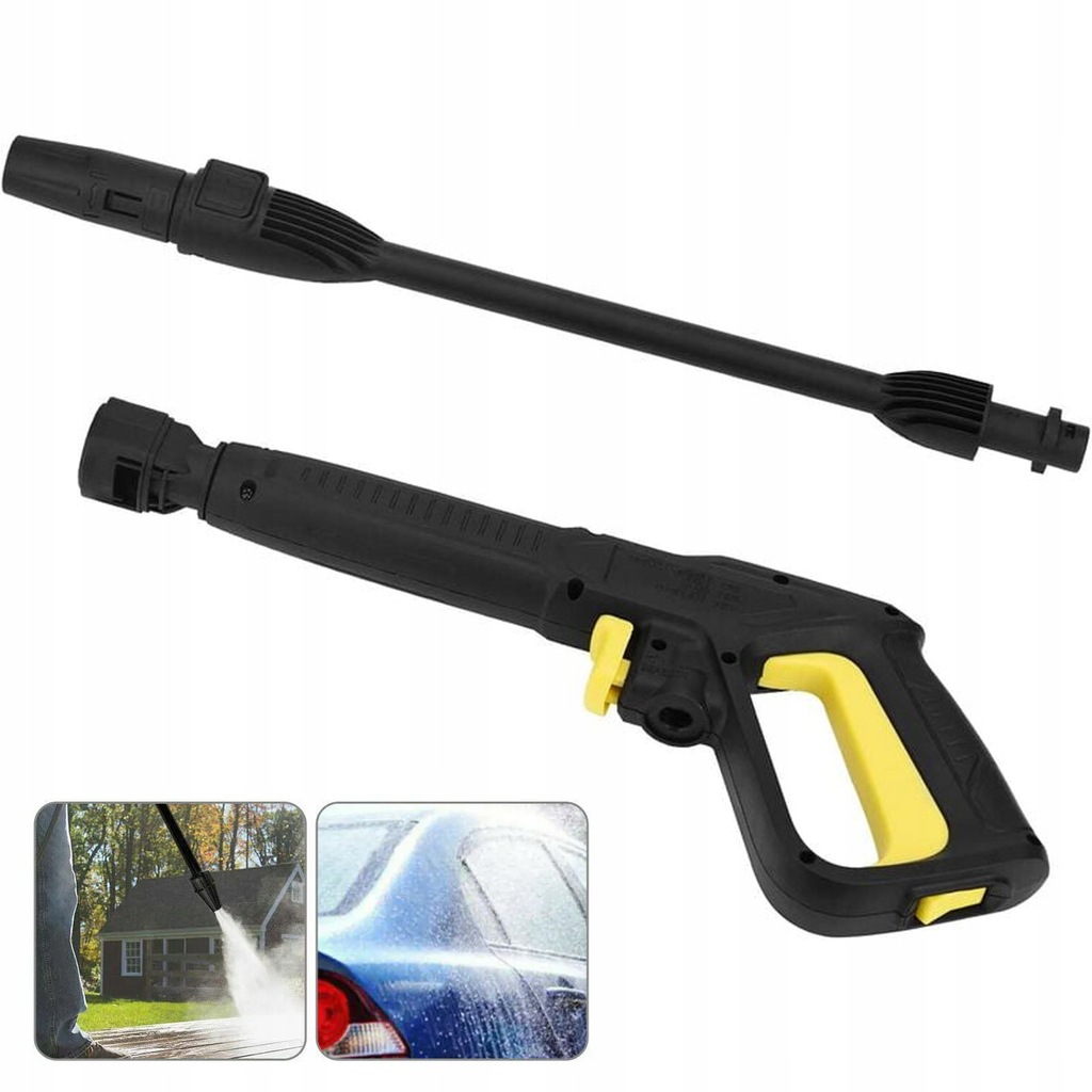 PISTOLET CIŚNIENIOWY DO MYJEK KARCHER K2 K3 K4 K5 K7 150 BAR ZMIENNĄ LANCĄ - 15750829960 ...