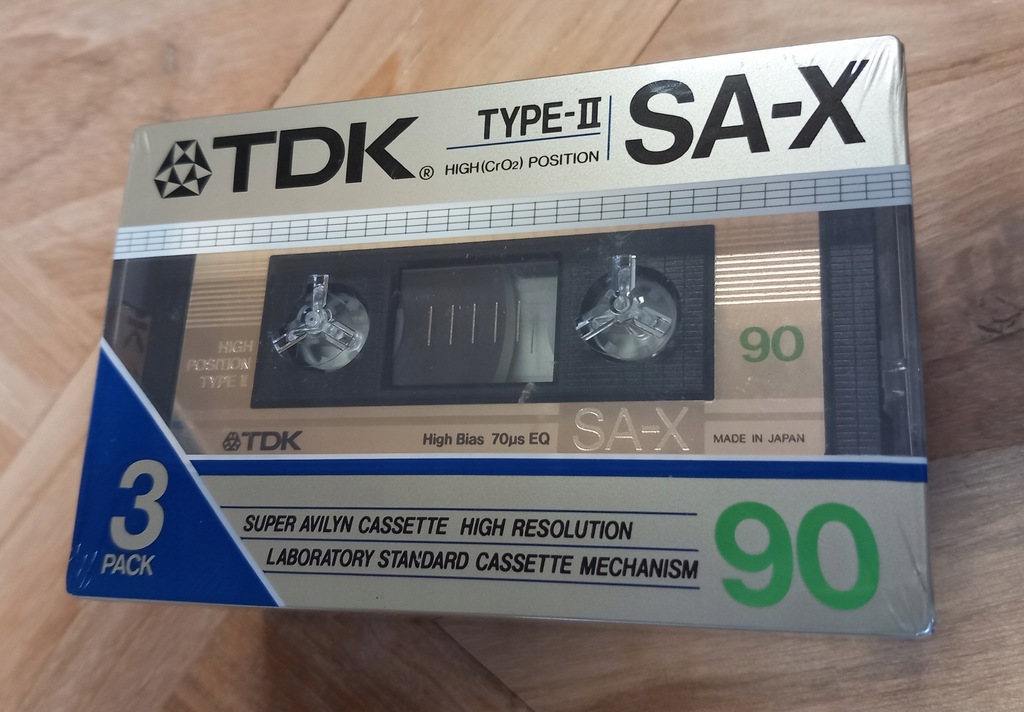 TDK SA-X 90 3PACK Kaseta magnetofonowa - 13764859113 - oficjalne archiwum Allegro