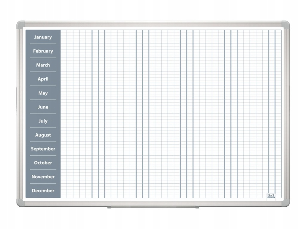 Planer roczny magnetyczny ceramiczny 90x60 cm - 12036609411 - oficjalne ...