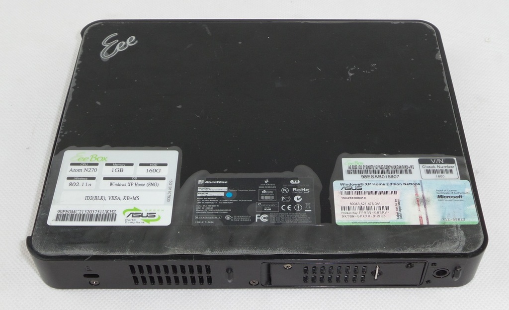 Komputer mini Asus Eee Box PC B202 n270 2/120GB - 9654313538 ...