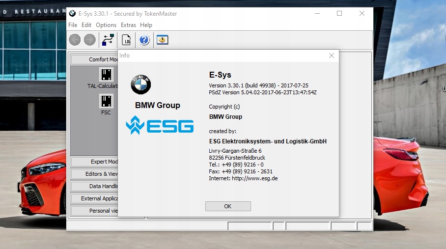 BMW Esys kodowanie E-SYS instalacja zdalna ENET - 11040677954 ...