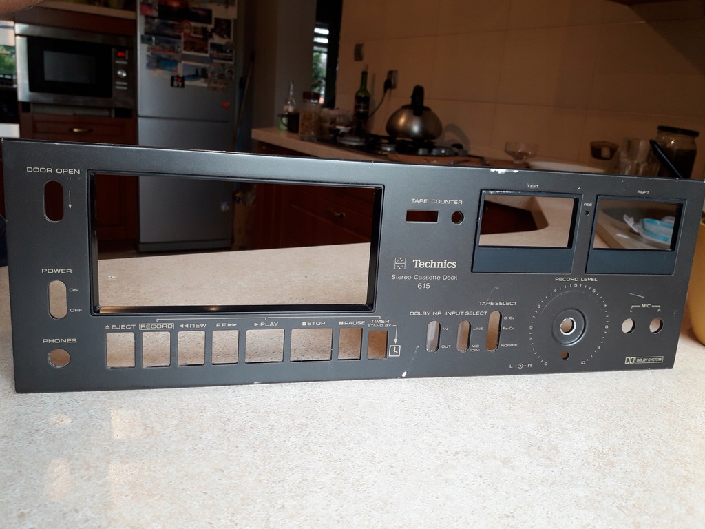 Panel magnetofonu TECHNICS RS 615 - 12196046251 - oficjalne archiwum Allegro