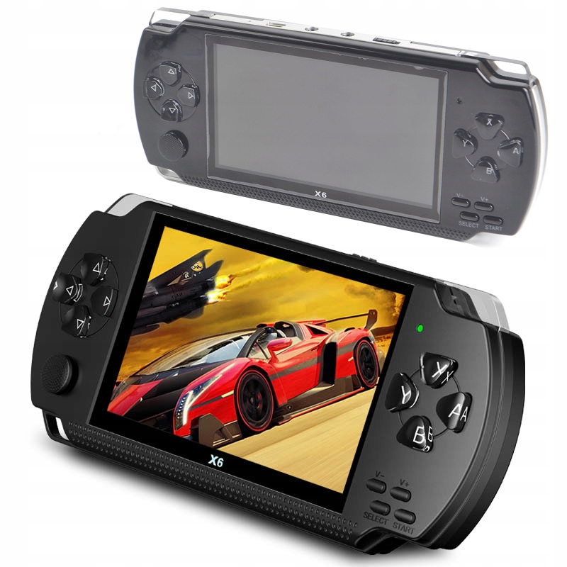 PRZENOŚNA KONSOLA DO GIER X6 PSP 8G 64Bit MP5 NOWY - 12995987139 ...