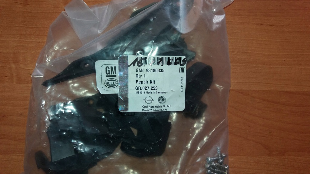 ZESTAW NAPRAWCZY REFLEKTORA OPEL ASTRA H 93186567 - 7764218403 ...