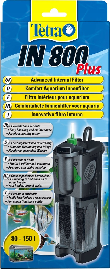 Tetra IN plus INternal Filter IN 800-filtr wewnetr - 10693796986 ...