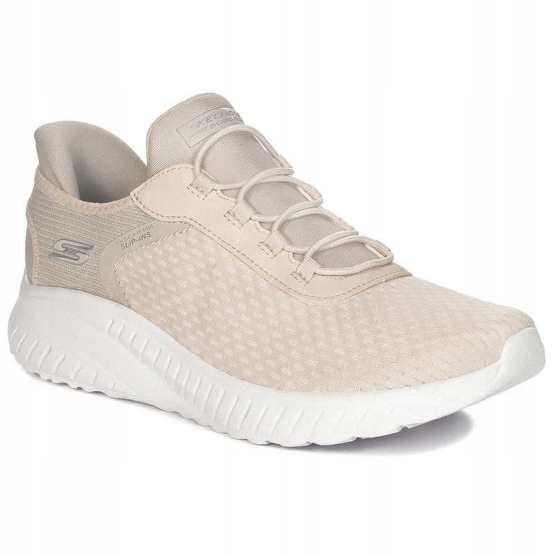 Skechers Sneakersy Slip-Ins Vegan wsuwane Off White białe 117504/OFWT r ...