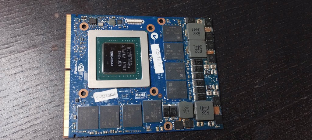 Karta graficzna MXM Nvidia Clevo GTX 980M 8GB - 12974739745 - oficjalne archiwum Allegro