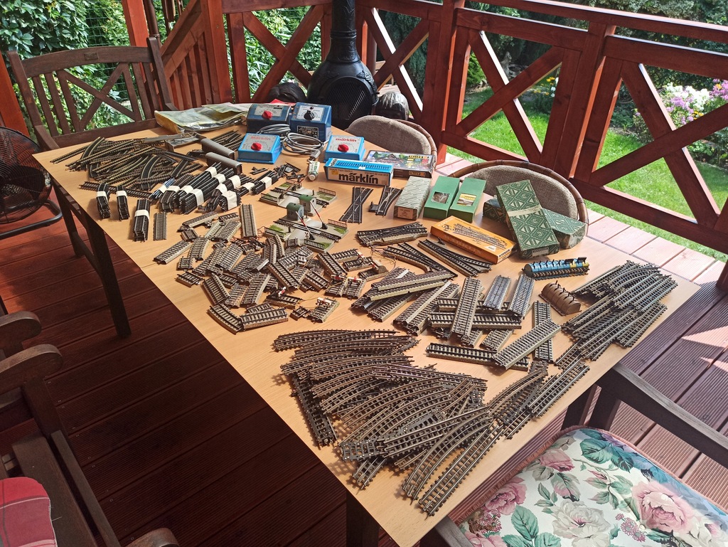 Wielki Zestaw Kolejki H0 od 1953r MARKLIN i inne - 12532930348 ...