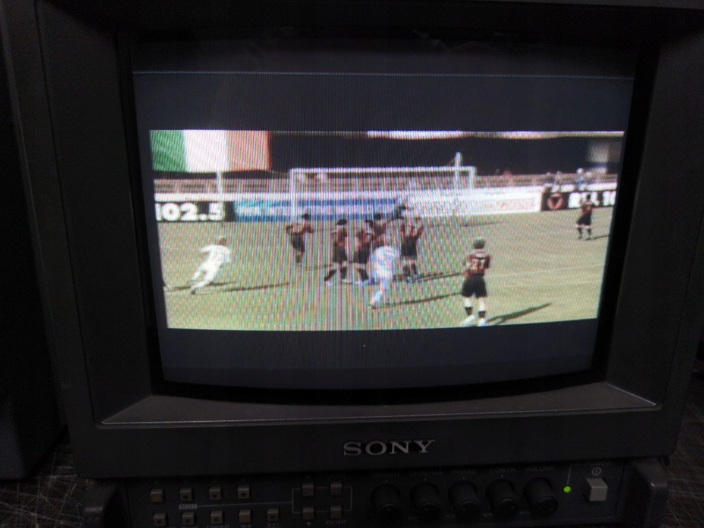 Konsola Ps2 FAT Zestaw z monitorem Sony PVM 9L2 - 7839575917 ...