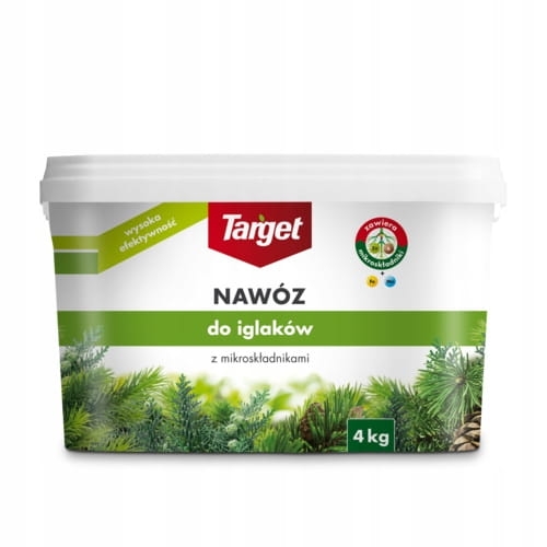 TARGET Nawóz do iglaków z mikroskładnikami 4kg - 13395589047 - oficjalne archiwum Allegro