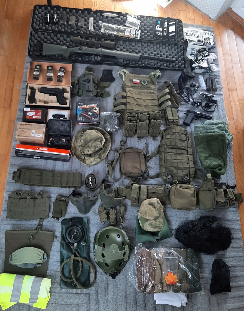 Sprzęt ASG - repliki i wyposażenie (SSG24, WE18C) - 13406553638 ...