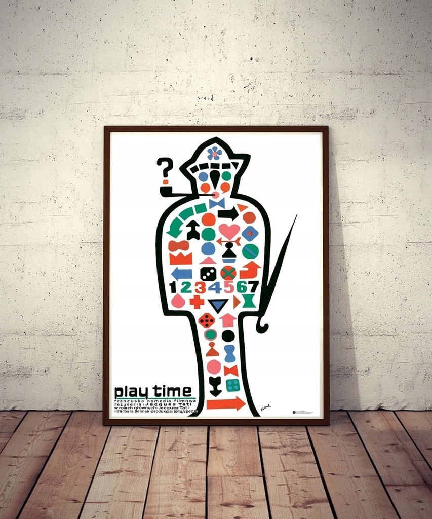 Plakat kinowy PLAYTIME J. Tati - Flisak 1971/2016! - 11017538978 ...