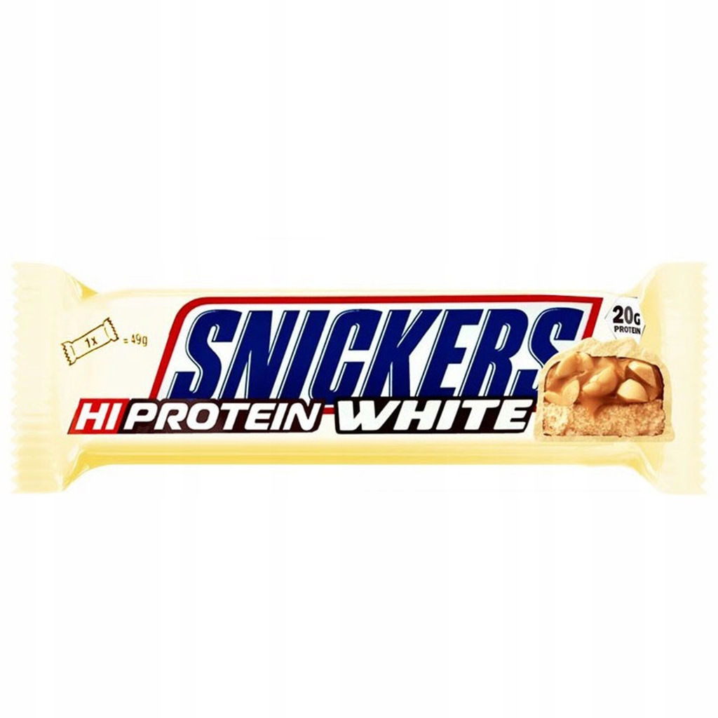 Snickers Hi Protein Bar White 57g BATON BIAŁKOWY - 14029491998 ...