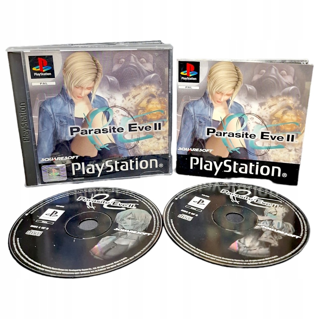 PARASITE EVE 2 II Sony PlayStation (PSX PS1 PS2 PS3) horror gra retro ...