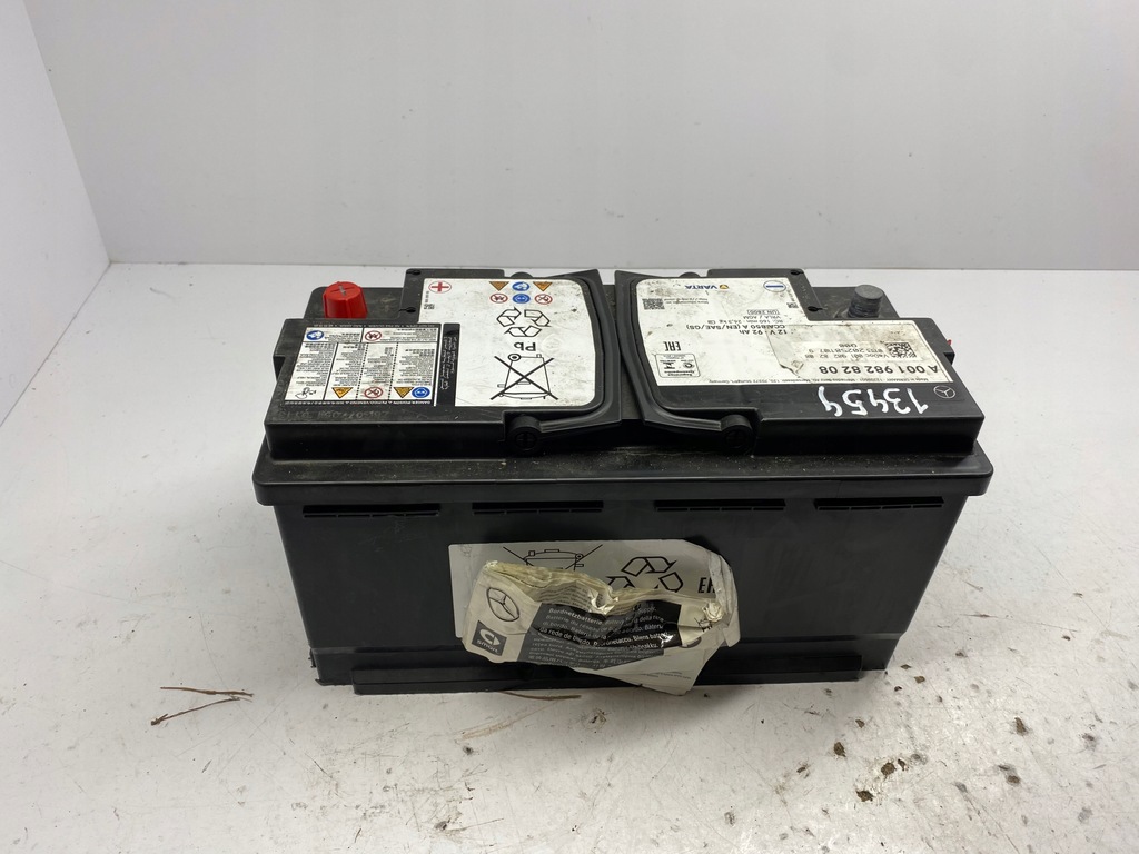 MERCEDES W205 AKUMULATOR AGM A0019828208 850A 92AH - 14614534054 ...