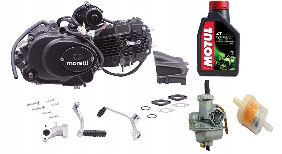 Silnik 125cc Moretti 4T Automat 4-biegowy 154FMI - 12360733374 - oficjalne archiwum Allegro