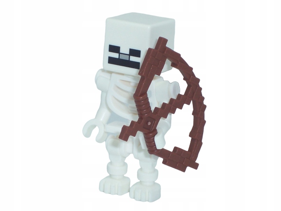 LEGO ludzik figurka Szkielet z łukiem Minecraft - 12782872921 ...