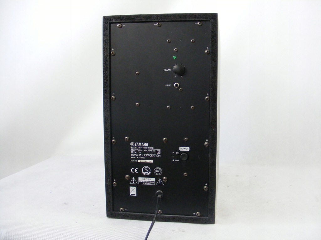 YAMAHA SW-P270 - subwoofer aktywny - 12451396026 - oficjalne archiwum ...