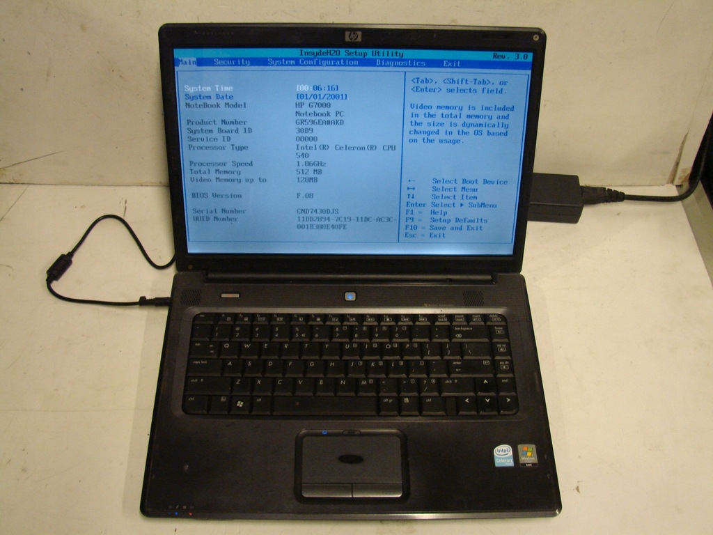 Laptop HP G7000 uszkodzony - 7866223705 - oficjalne archiwum Allegro