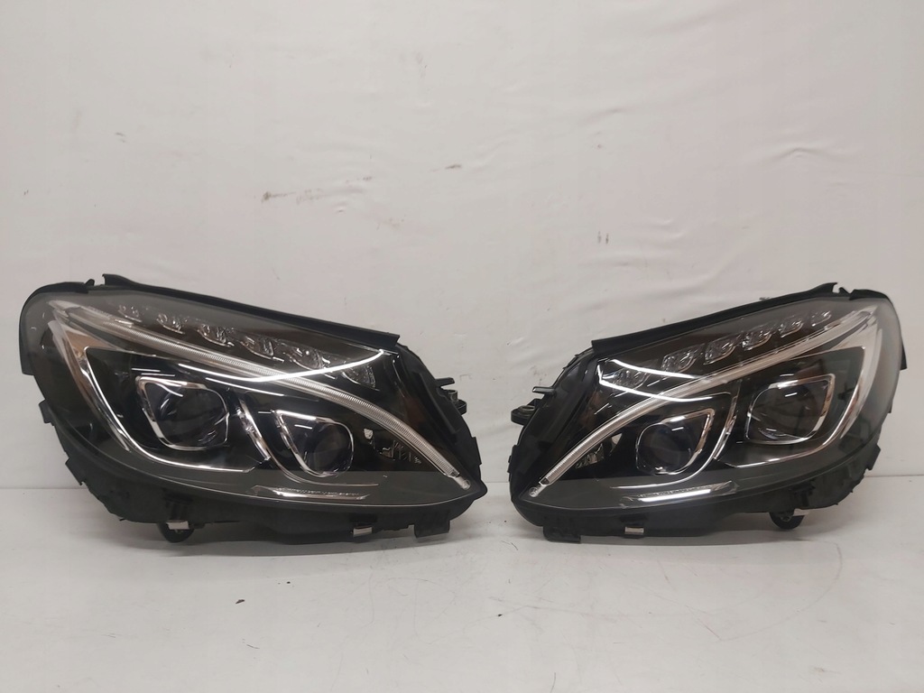 LAMPA PRZÓD LEWA PRAWA MERCEDES W205 FULL LED - 14011291484 - oficjalne ...