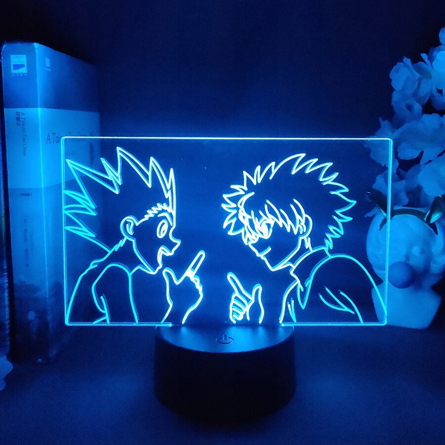 Killia x Gon 3D lampka nocna do dekoracji pokoju g - 12653431509 ...