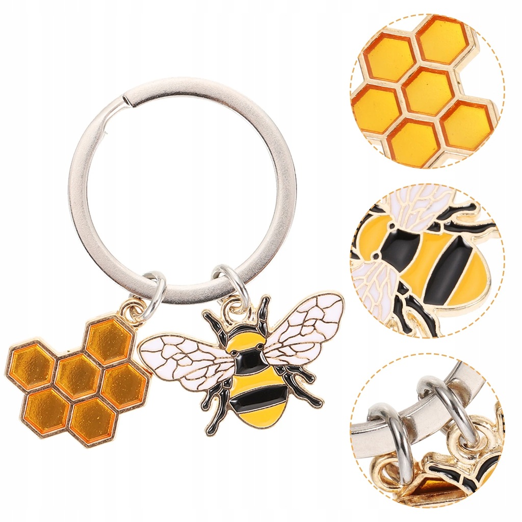 Animal Keychains Bee Ring Car Keys - 13836777308 - oficjalne archiwum Allegro