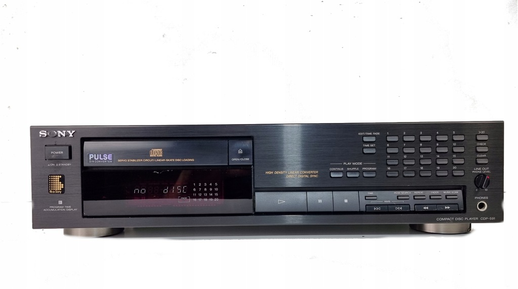 SONY odtwarzacz kompaktowy CD player CDP 591 - 12124629013 - oficjalne archiwum Allegro