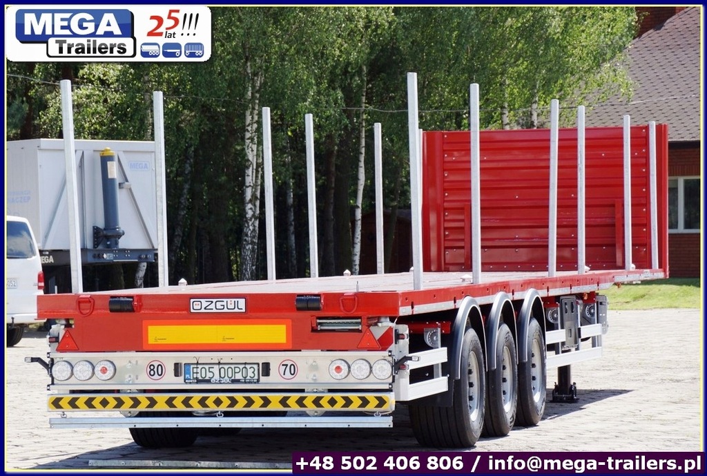 Platforma budowlana MEGA Trailers H=950 z placu ! - 11617328123 ...
