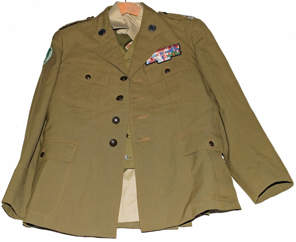 Mundur majora WOP Wojska Ochrony Pogranicza RZADKI ZESTAW LWP ...