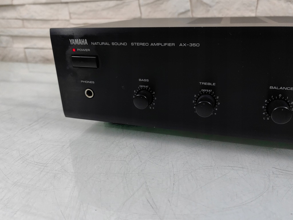 YAMAHA AX-350 Zintegrowany wzmacniacz stereo - 12946320013 - oficjalne archiwum Allegro