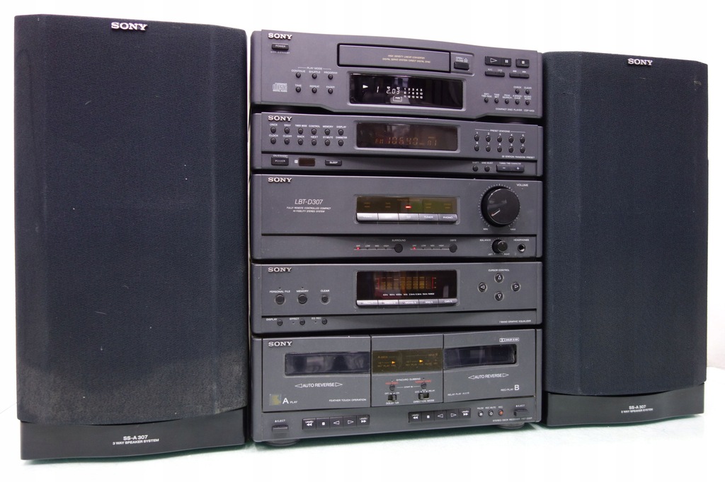 DUŻA WIEŻA=SONY=LBT-D307 =GWARANCJA=MEGA OKAZJA - 11838262838 ...