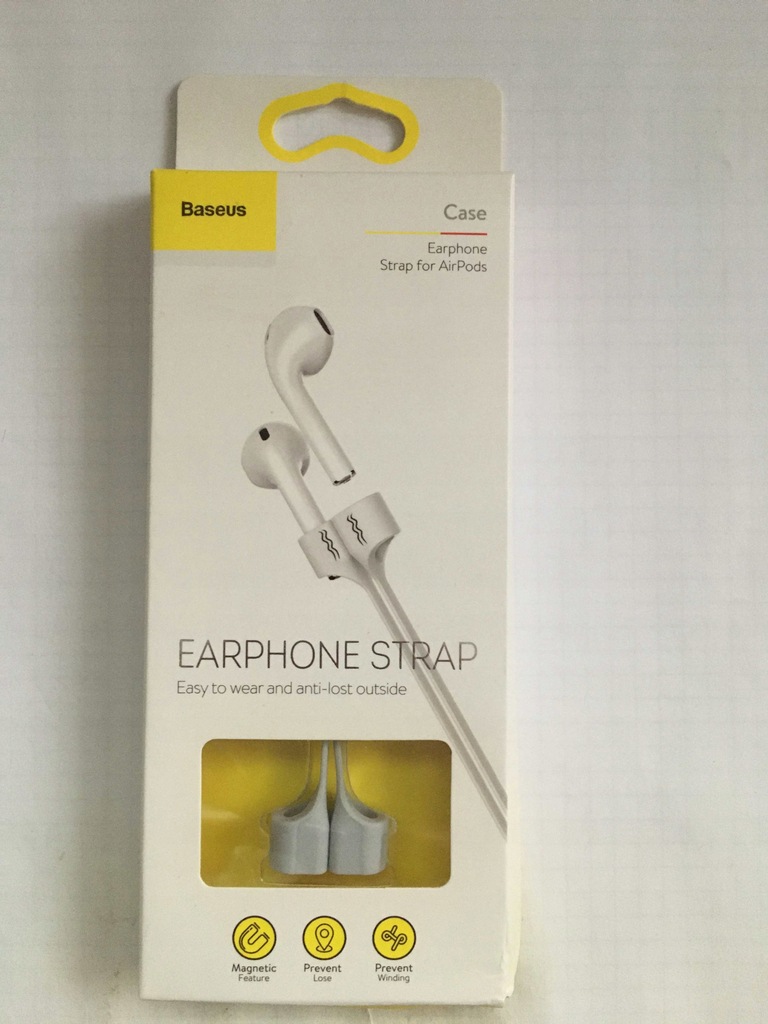 BASEUS STRAP UCHWYT ŁĄCZNIK DO SŁUCHAWEK AIRPODS - 12838008782 ...