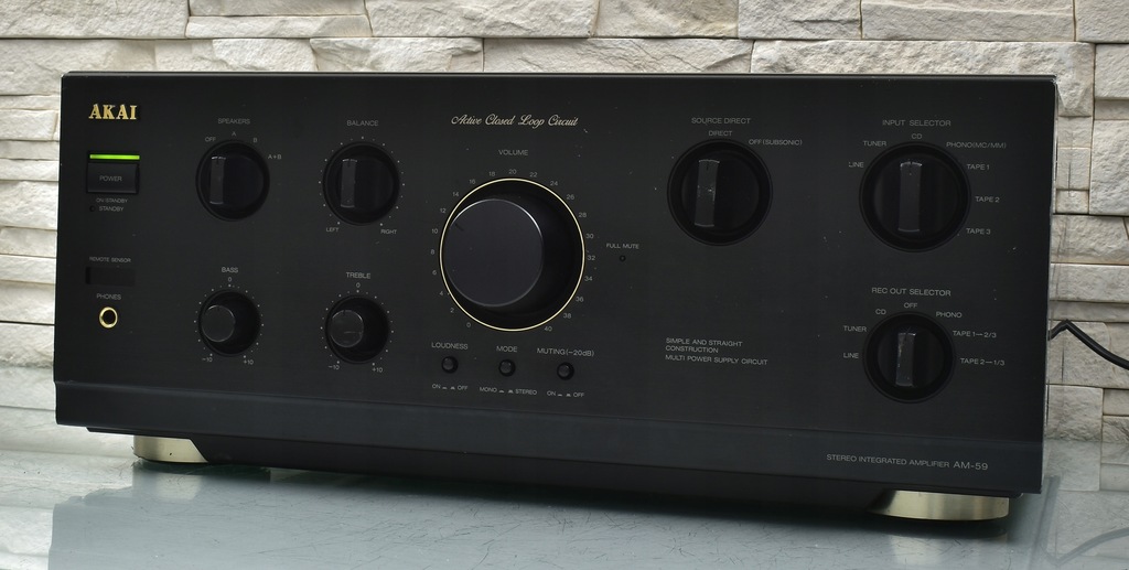 AKAI AM-59 Stereo Integrated Amplifier - 12711593421 - oficjalne ...
