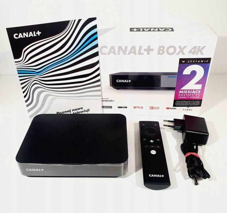 TUNER TELEWIZYJNY DEKODER CANAL+ BOX 4K - 11509399540 - oficjalne archiwum Allegro