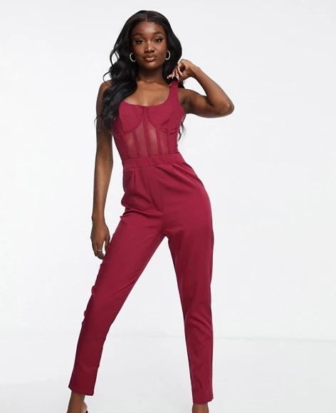 MISSGUIDED TALL ELEGANCKI KOMBINEZON M 1ZAC - 12548950366 - oficjalne ...